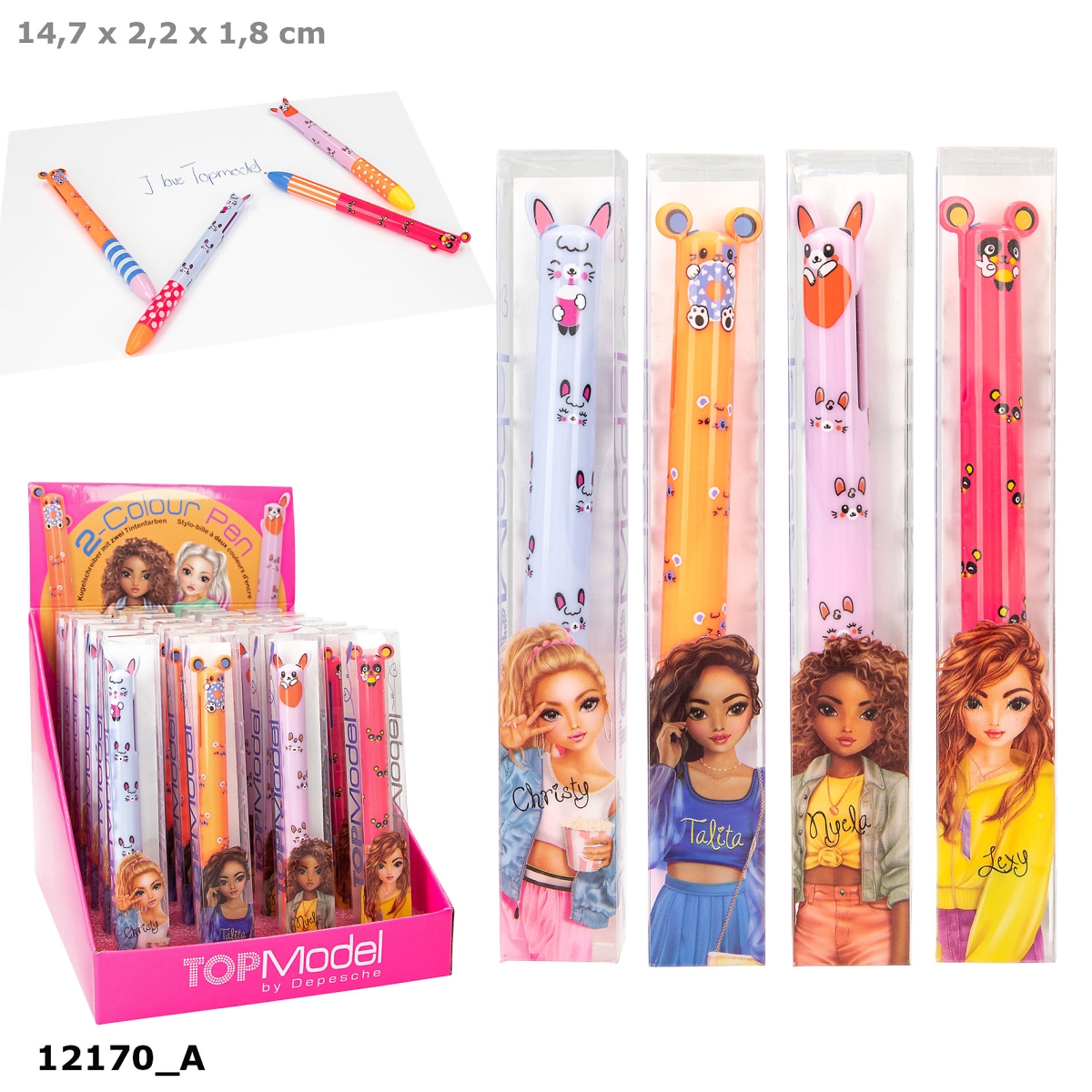 Depesche - TOPModel 2 kleuren pen