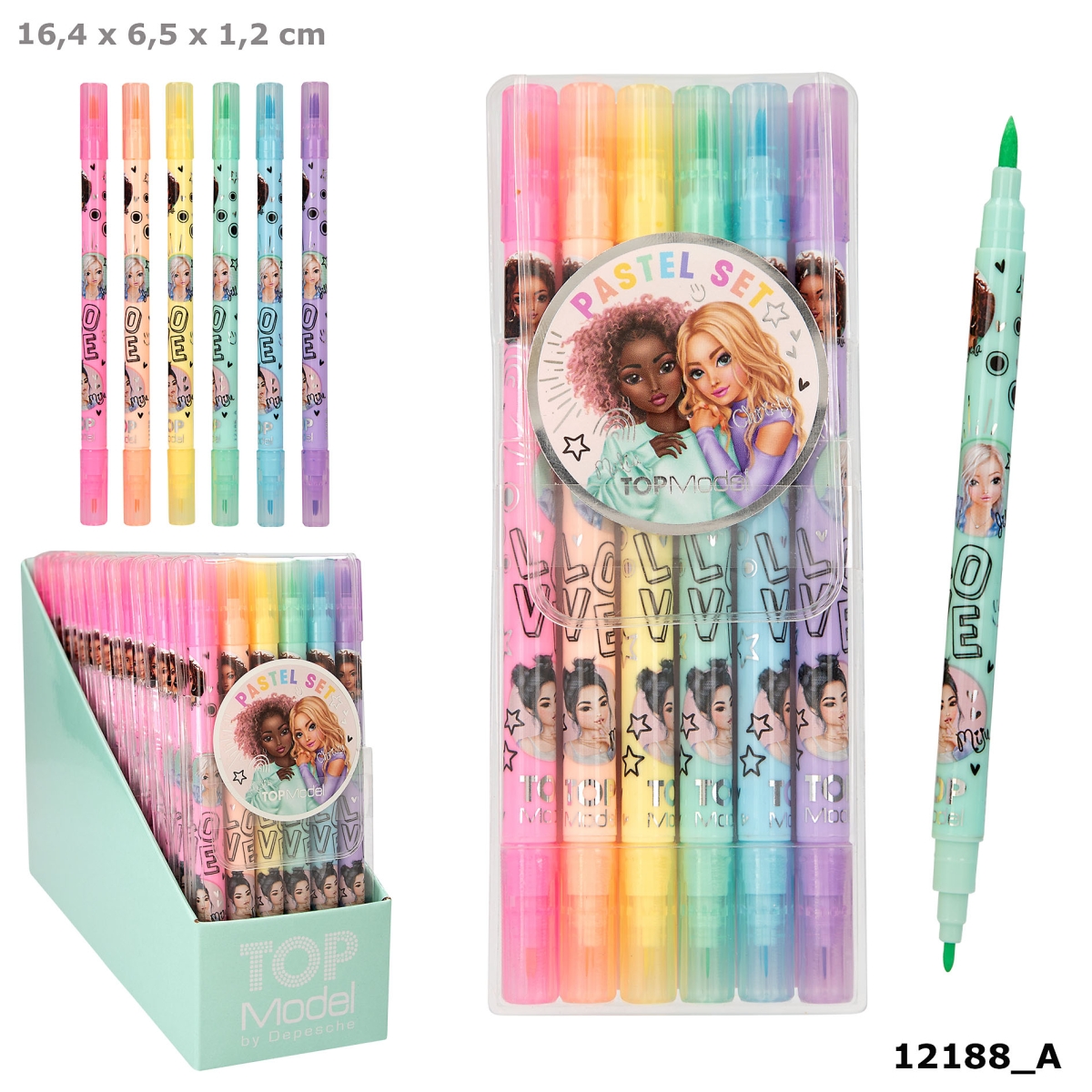 Depesche - TOPModel Set de feutres de coloriage Pastell