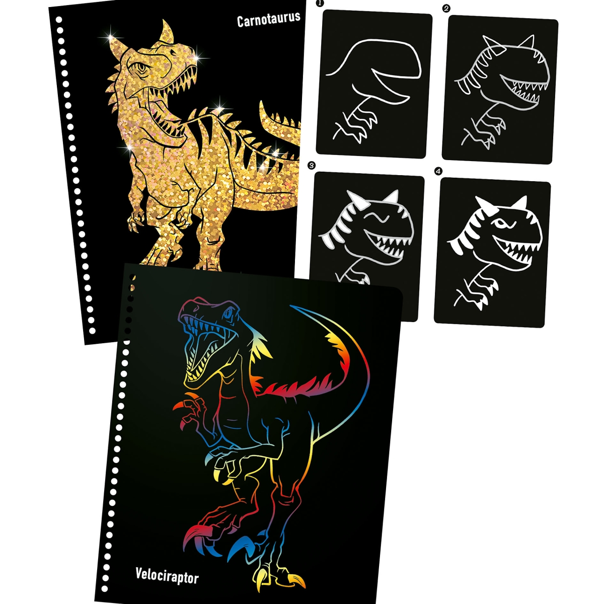 Depesche - Dino World Magic Scratch boek