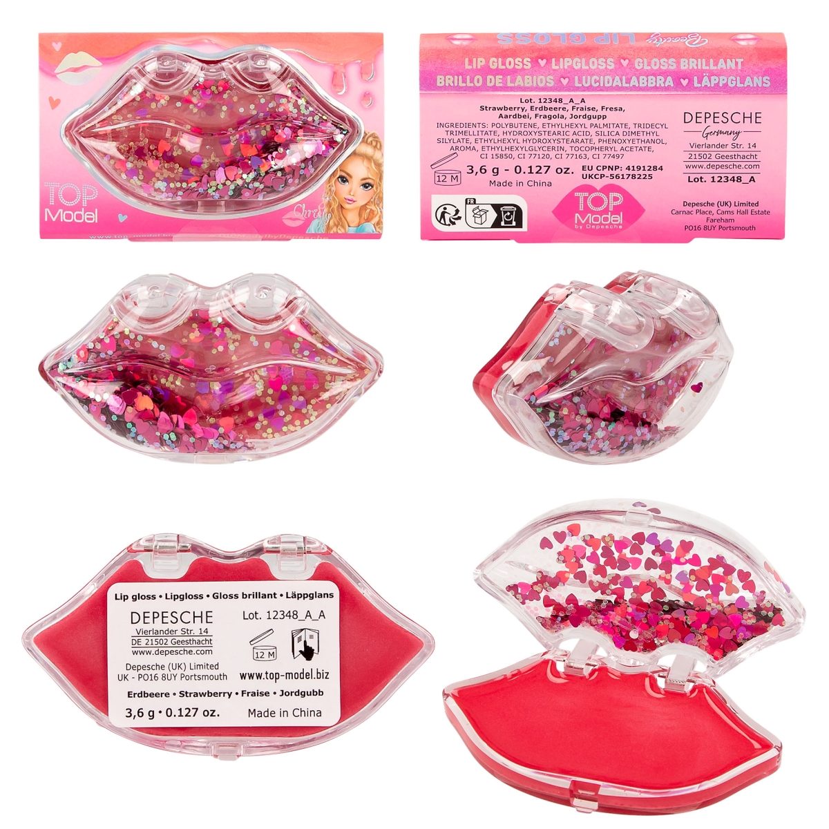 Depesche - TOPModel Lipgloss Lips BEAUTY and ME