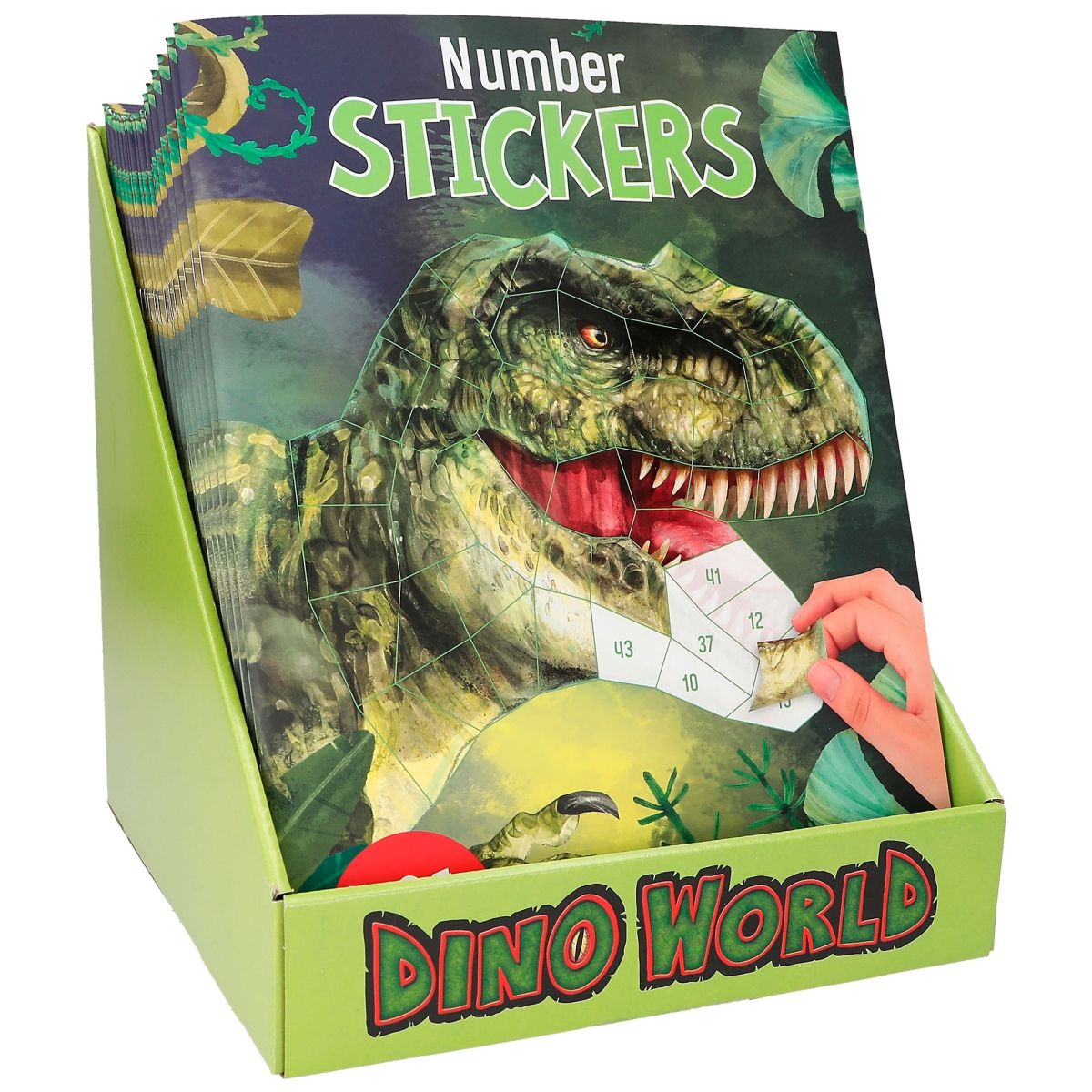 Depesche - Dino World Number Sticker