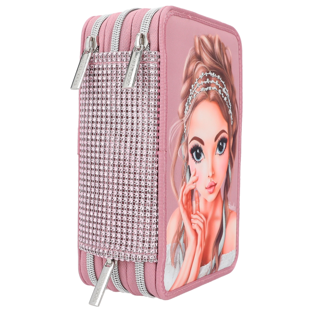 Depesche - TOPModel Triple Pencil Case GLITTER QUEEN