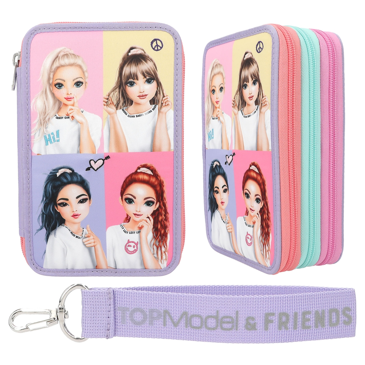 Depesche - TOPModel Triple Pencil Case SNAP SHOTS