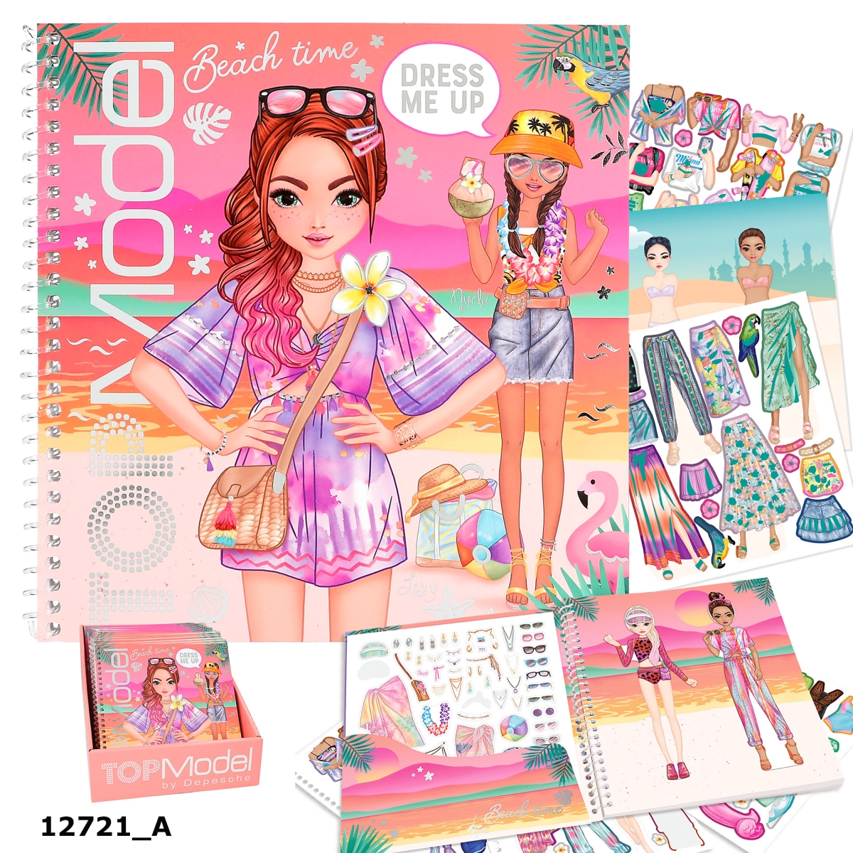 Depesche - TOPModel Dress Me Up Stickerbook HOLIDAY
