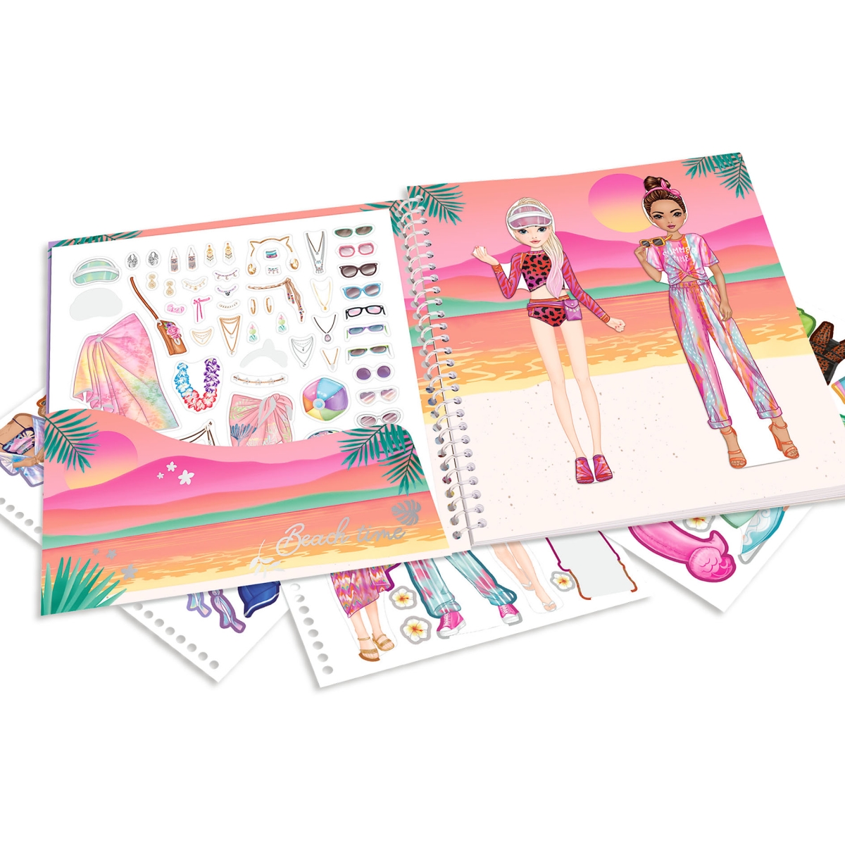 Depesche - TOPModel Dress Me Up Stickerbook HOLIDAY