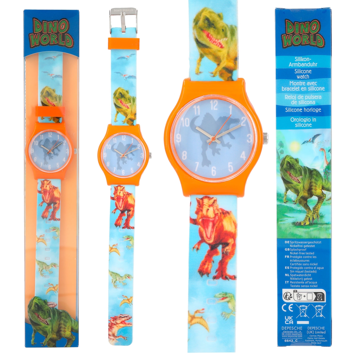Depesche - Dino World Silicone Watch