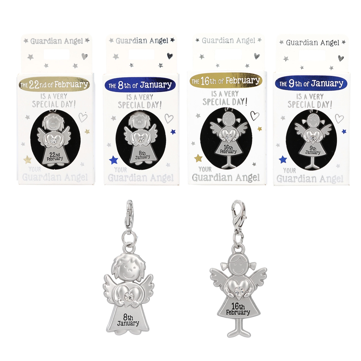 Depesche - Beschermengel hanger - 365 dagen geluk engels