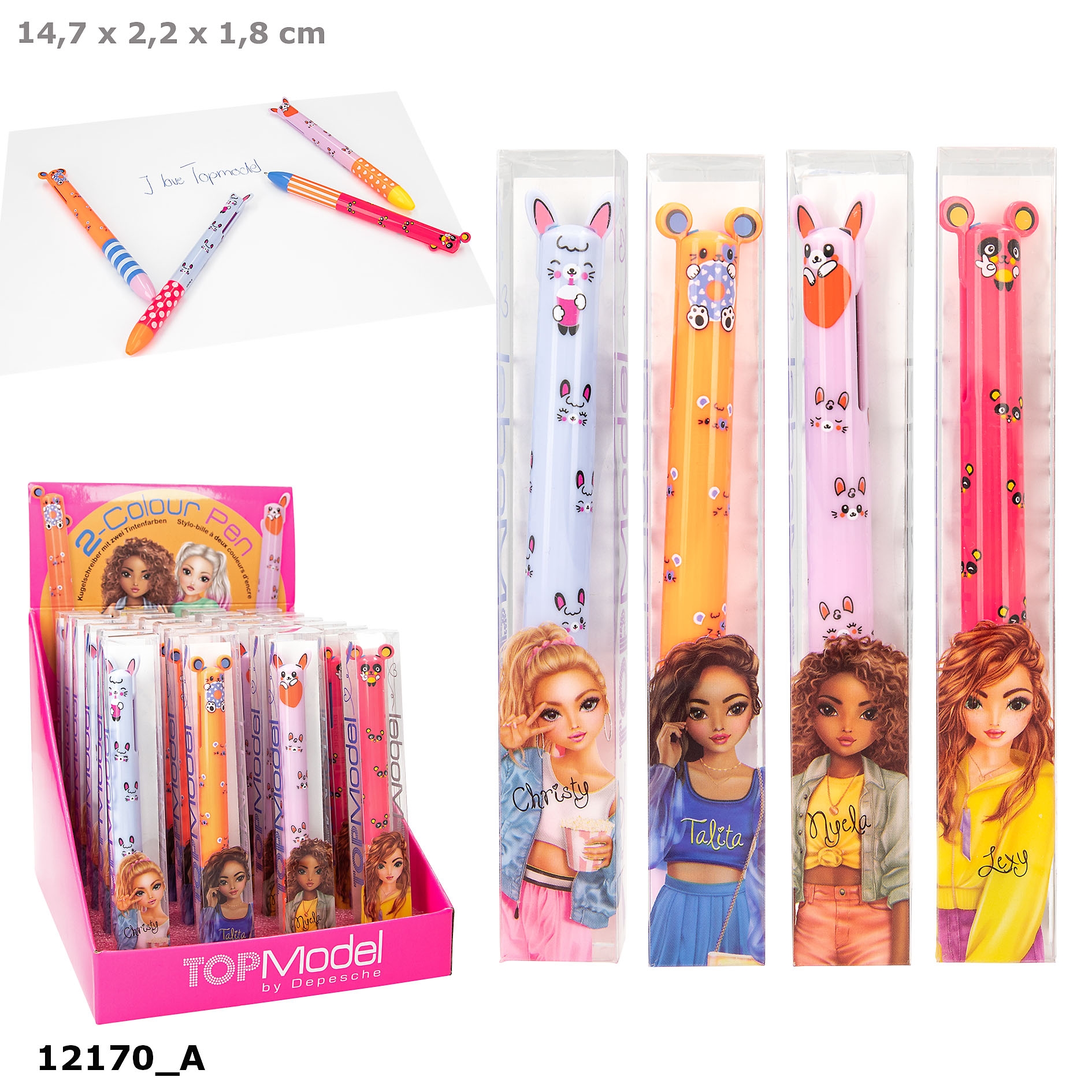 Depesche - TOPModel 2 kleuren pen