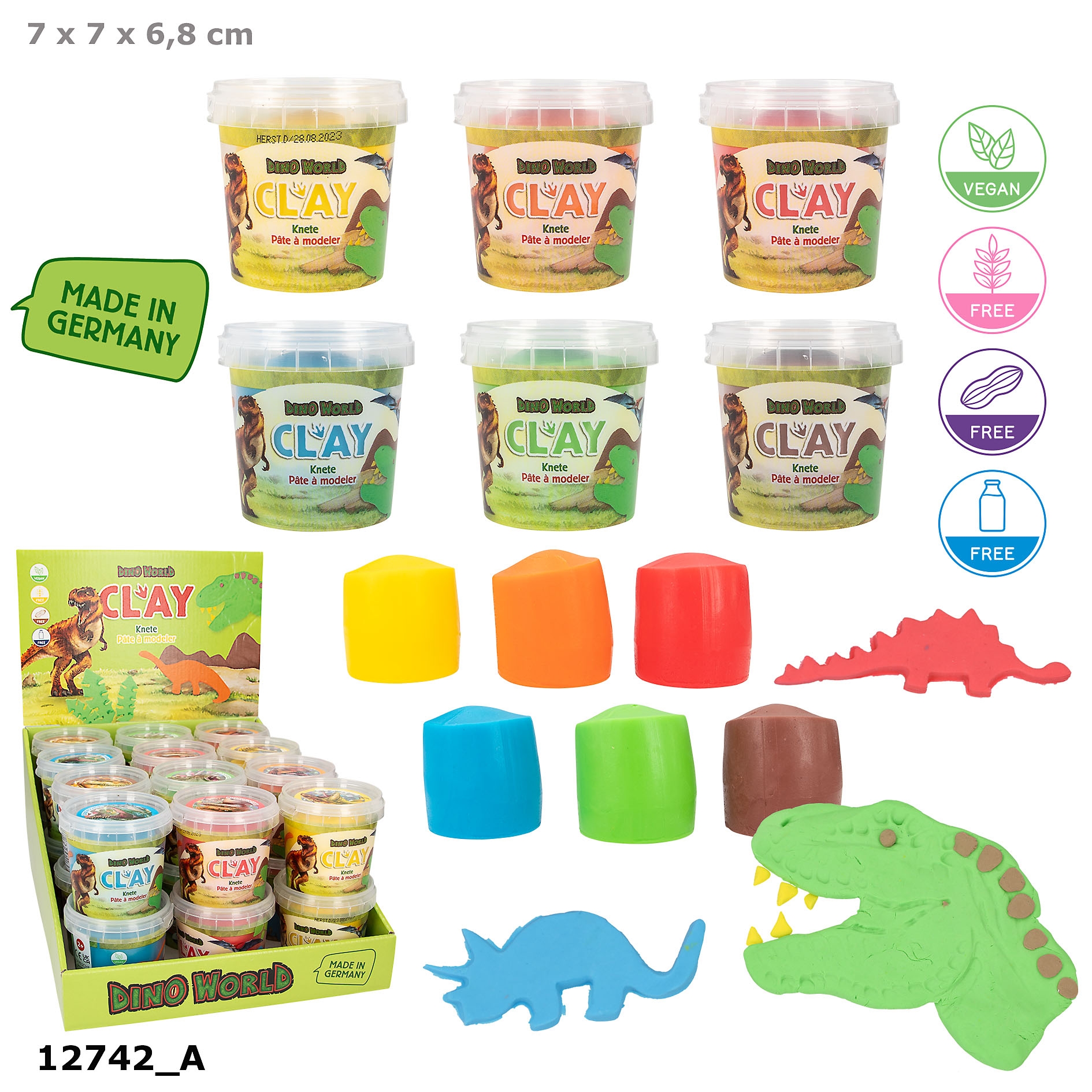 Depesche - Dino World Pâte à modeler