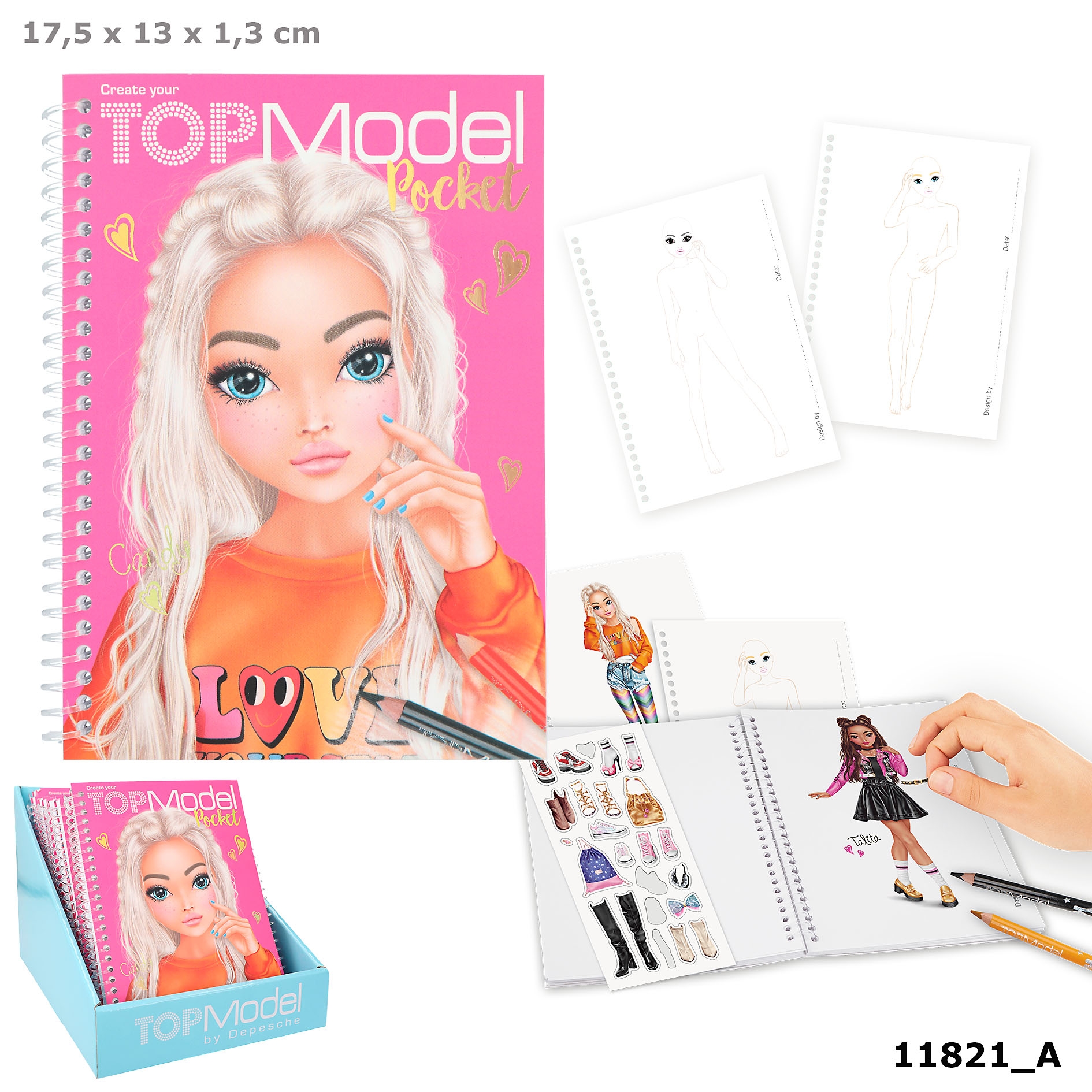 Depesche - TOPModel Pocket Colouring Book
