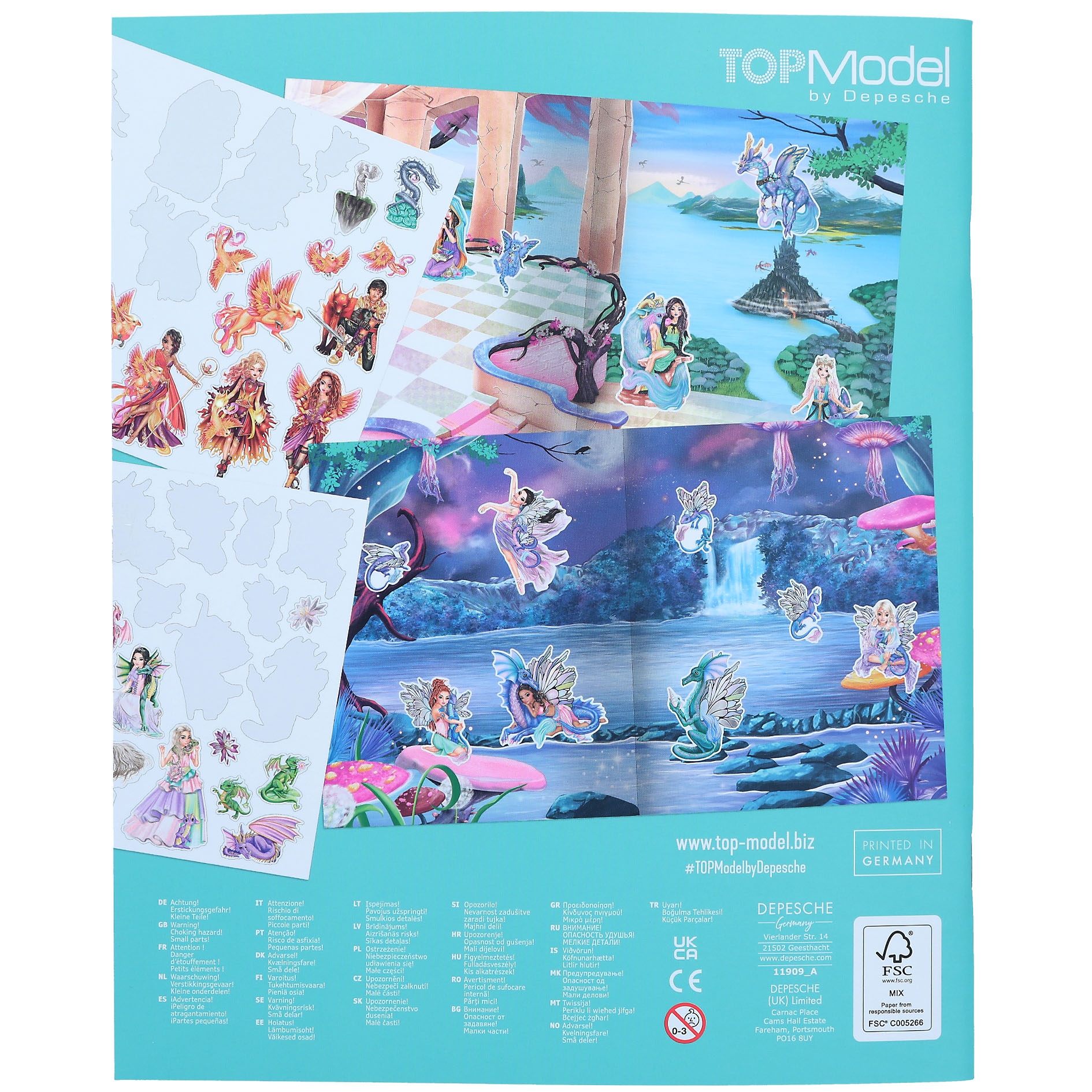 Depesche - TOPModel Stickerworld DRAGON LOVE