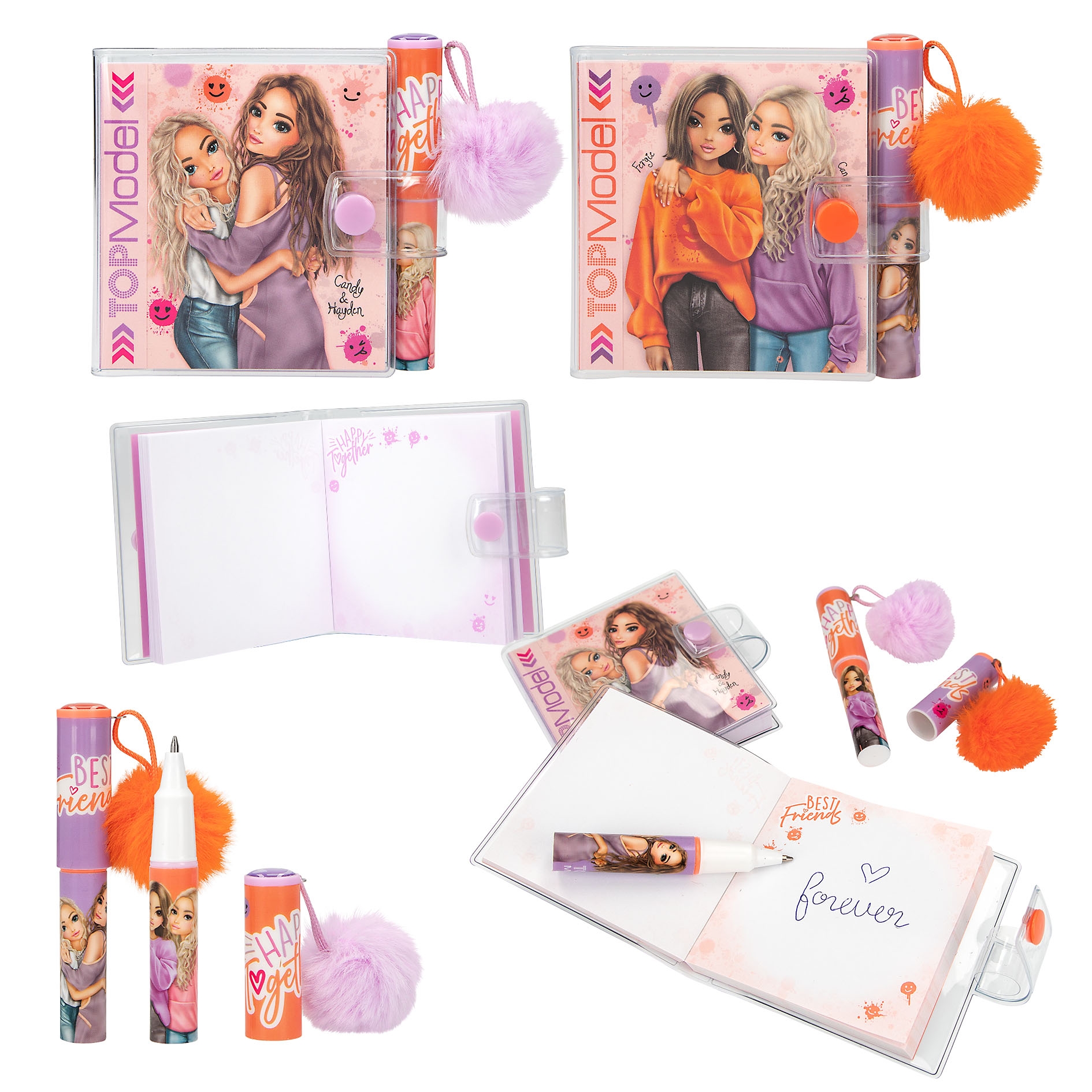 Depesche - TOPModel Mini Notebook With Ballpen HAPPY TOGETHER