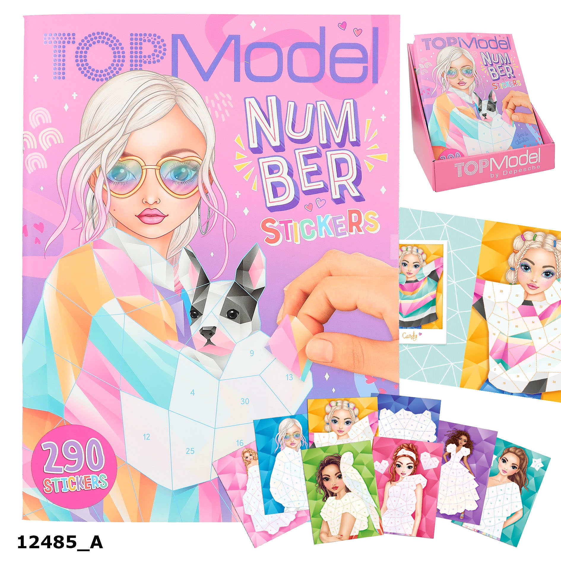 Depesche - TOPModel Number Sticker Fantasy