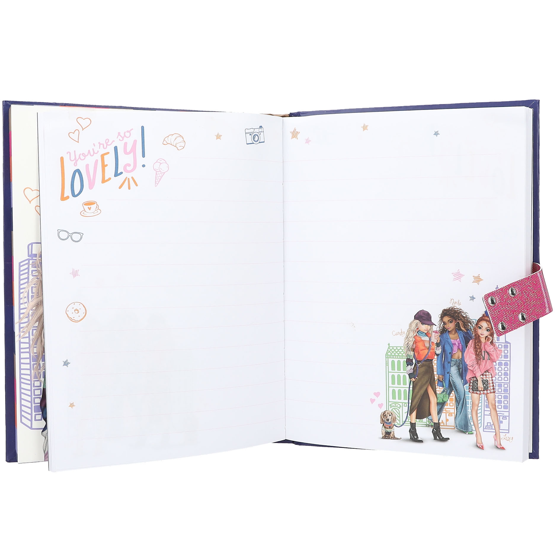 Depesche - TOPModel Diary With Code And Sound CITY GIRLS