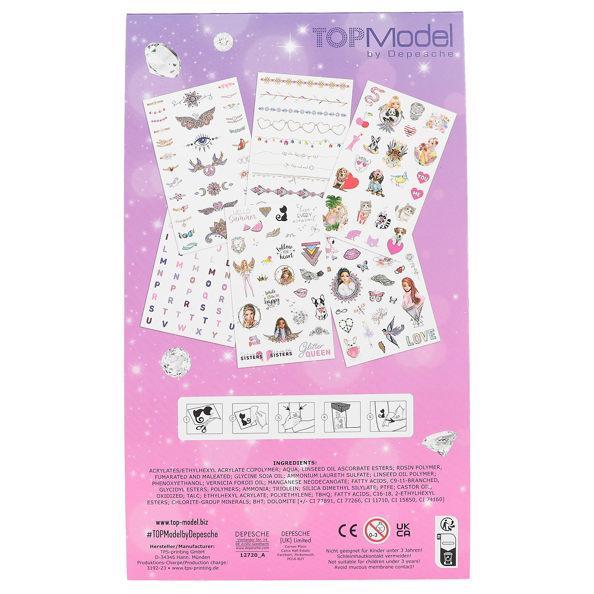 Depesche - TOPModel Tattoos