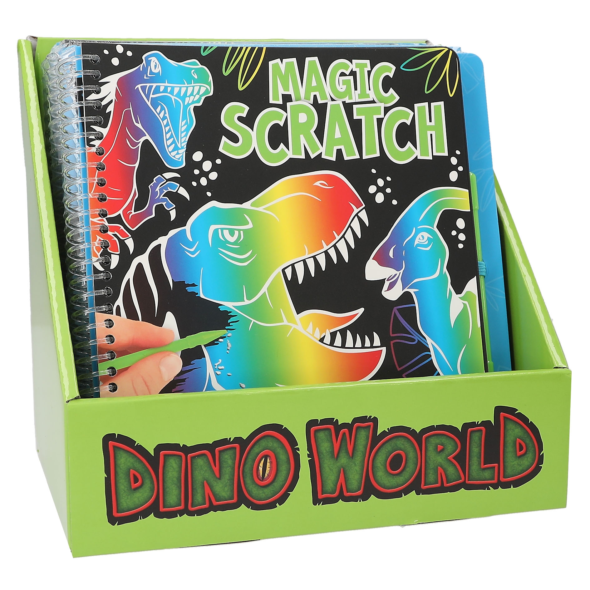 Depesche - Dino World Magic-Scratch Book
