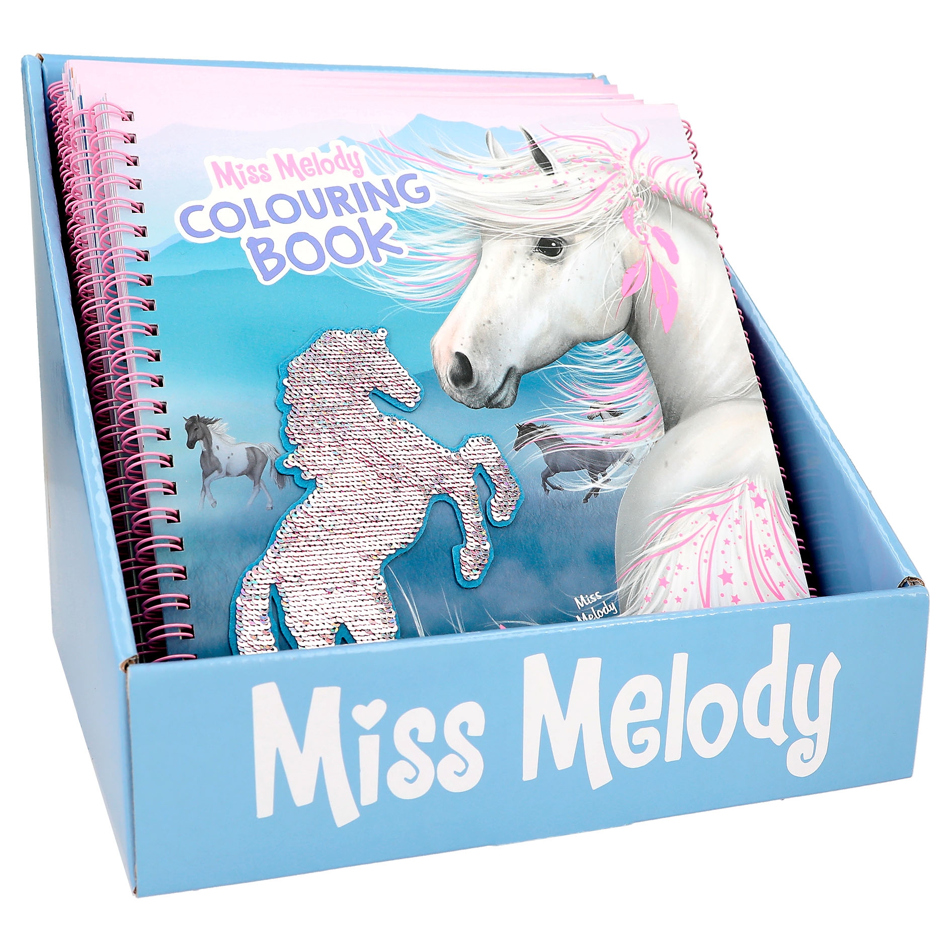 Depesche - Miss Melody Colouring Book With Reversible Sequins